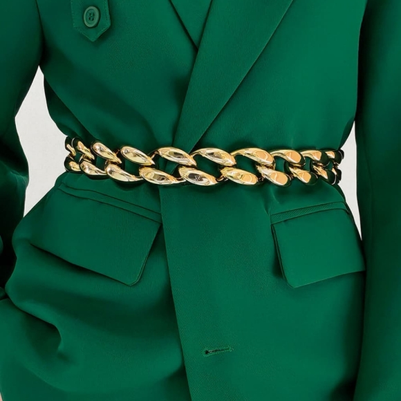 Lovely Rosetta | Accessories | Gold Chain Belt | Poshmark